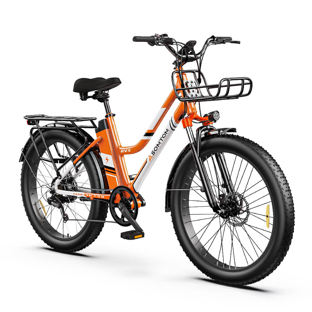 ASOMTOM RV3 Urban Commuter Electric Bike - A Perfect Ride for City Commutes